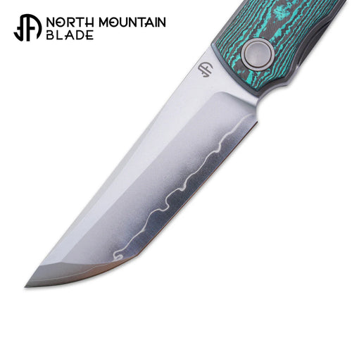 BESTECHMAN Cicada’s Wing BMK06A — 3.15″ 10Cr15MoV Blade, Jade G10 Scal ...